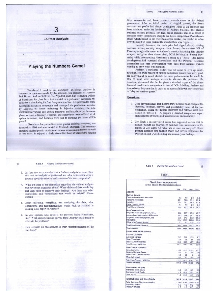 Case 3 - Playing The Numbers Game | PDF