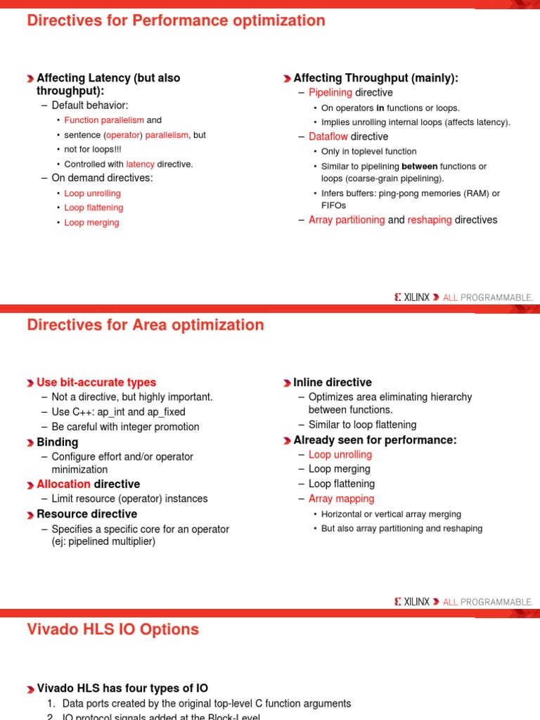 Vivado - HLS - To - Zynq - Design - Summary - Jgarrigos | PDF | Pointer (Computer Programming ...
