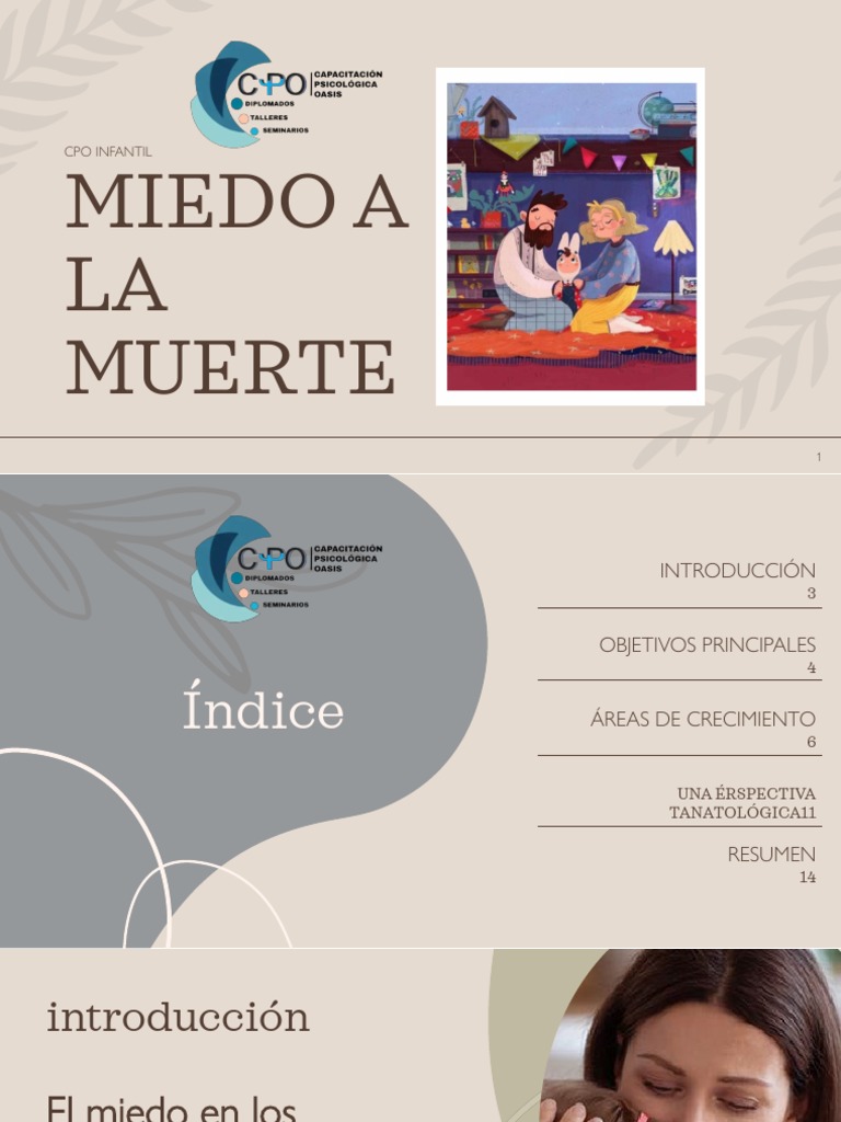 Miedo Infantil a la Muerte | PDF | Temor | Muerte