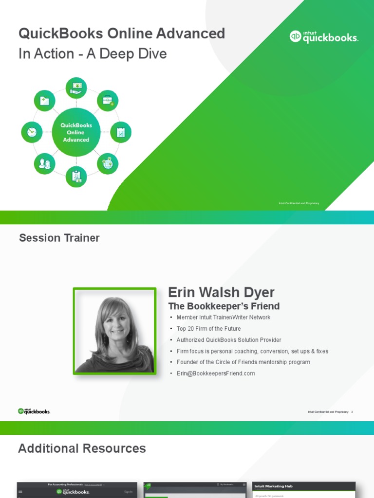 QBOAV - in Action - Handout | PDF | Quick Books | Software Engineering