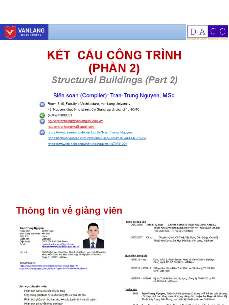 Bài Giang KCCT2 | PDF