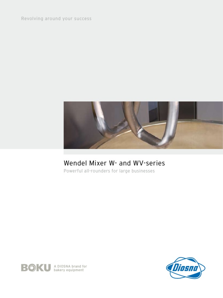 Wendel Mixer W - and WV-series | PDF