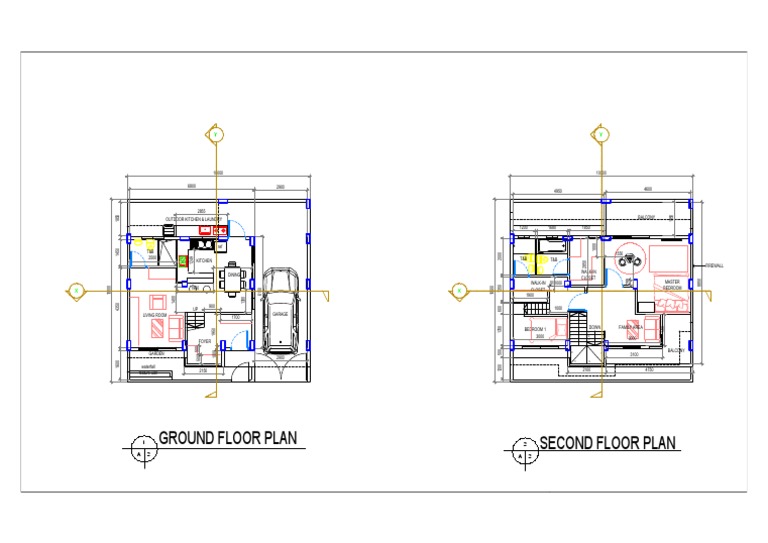 3 Bedroom 2-Storey Residential | PDF | Bedroom | Buildings And Structures