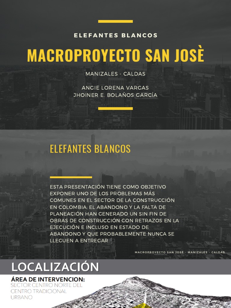 Exposición Macroproyecto de San Jose | PDF | Economias