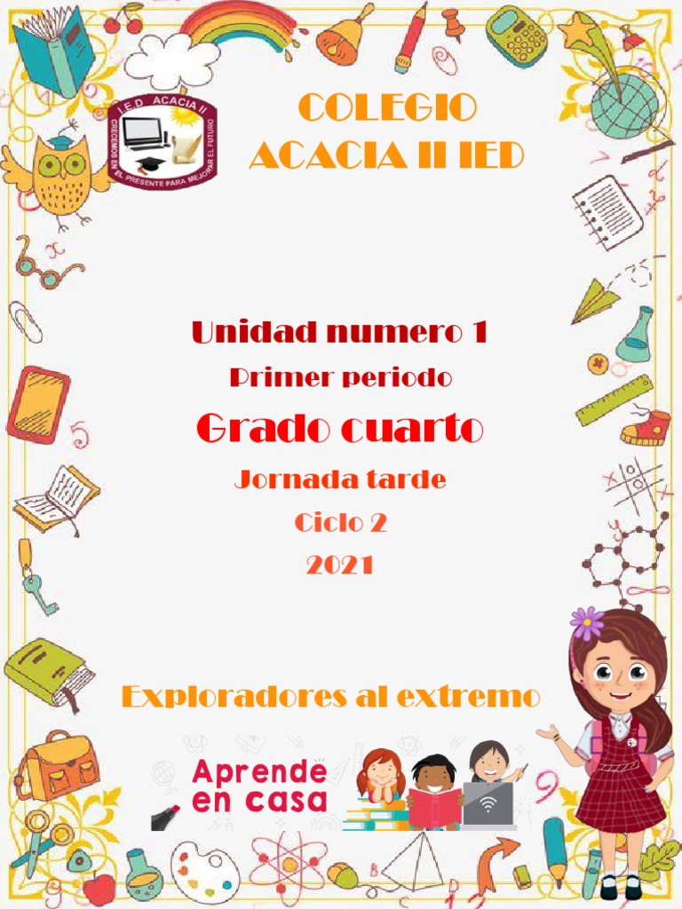 Compendio I Periodo Grado 4° | PDF | Tierra | Internet