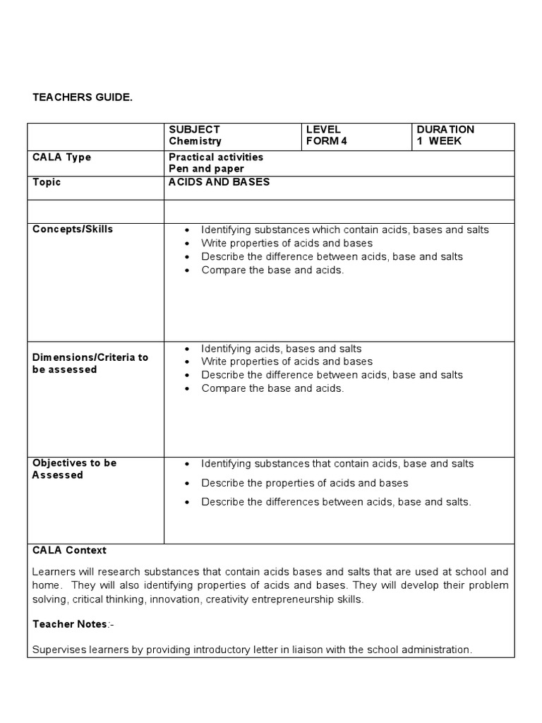 F3 Cala Component A | PDF | Learning | Critical Thinking