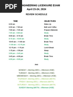Ce Board Exam Coverage | PDF | Science & Mathematics