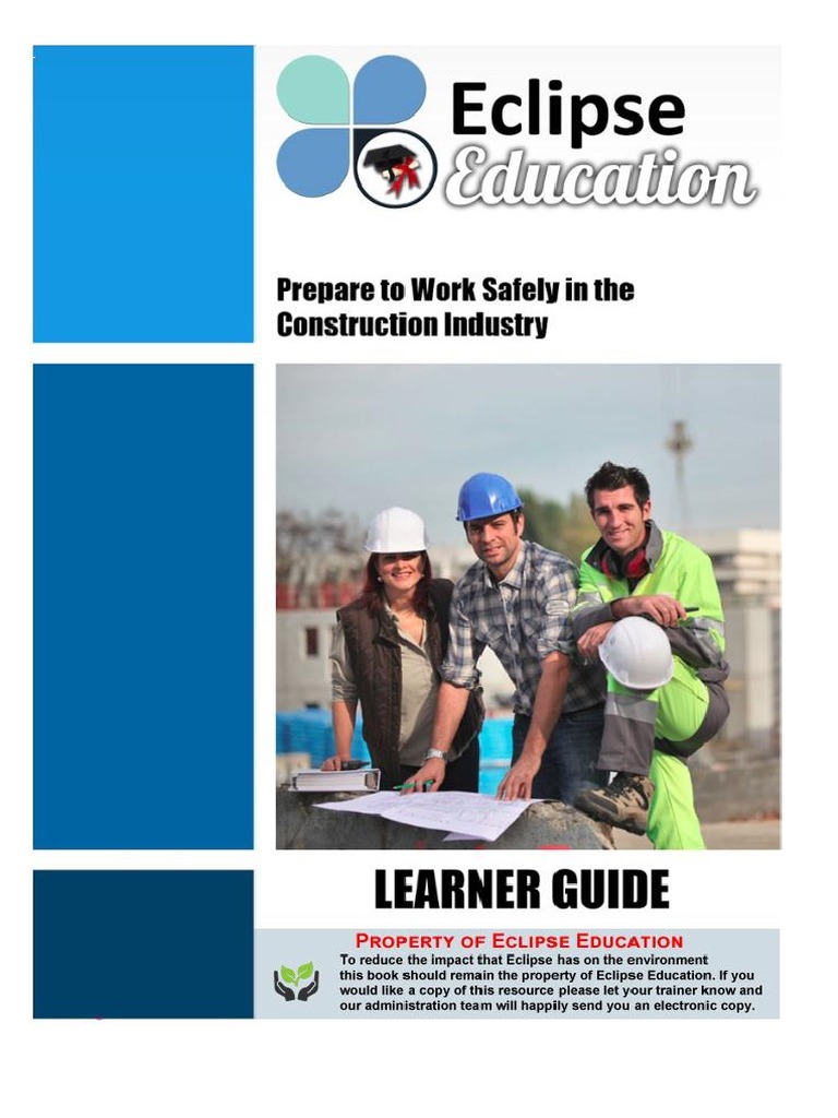 CPCCWHS1001 VIC Learner Guide | PDF | Occupational Safety And Health ...