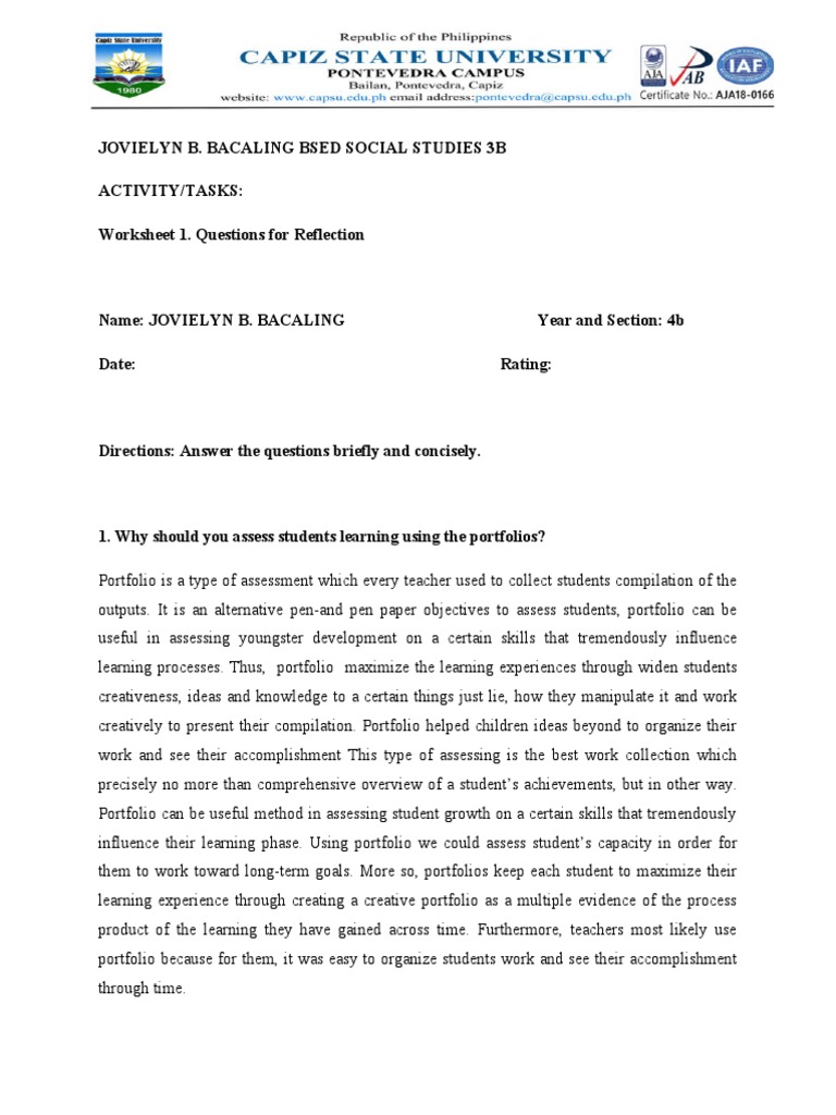 Asl M5 W1 | PDF | Educational Assessment | Learning