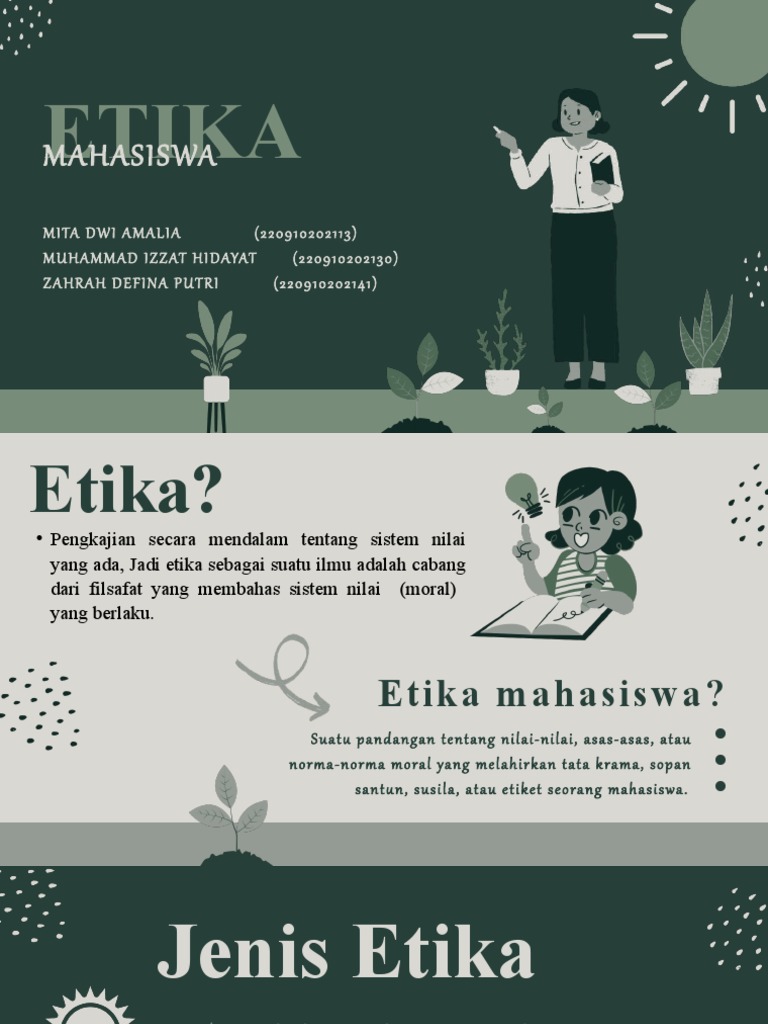 Etika Mahasiswa (Kelompok 7 | PDF