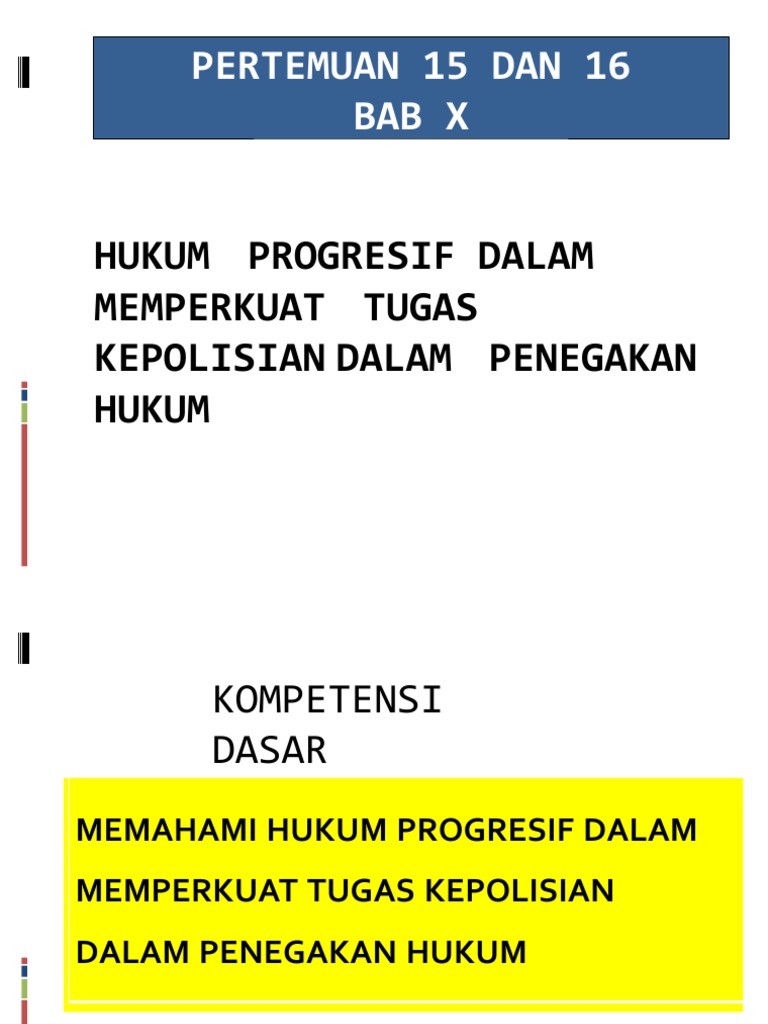 Hukum Progresif | PDF
