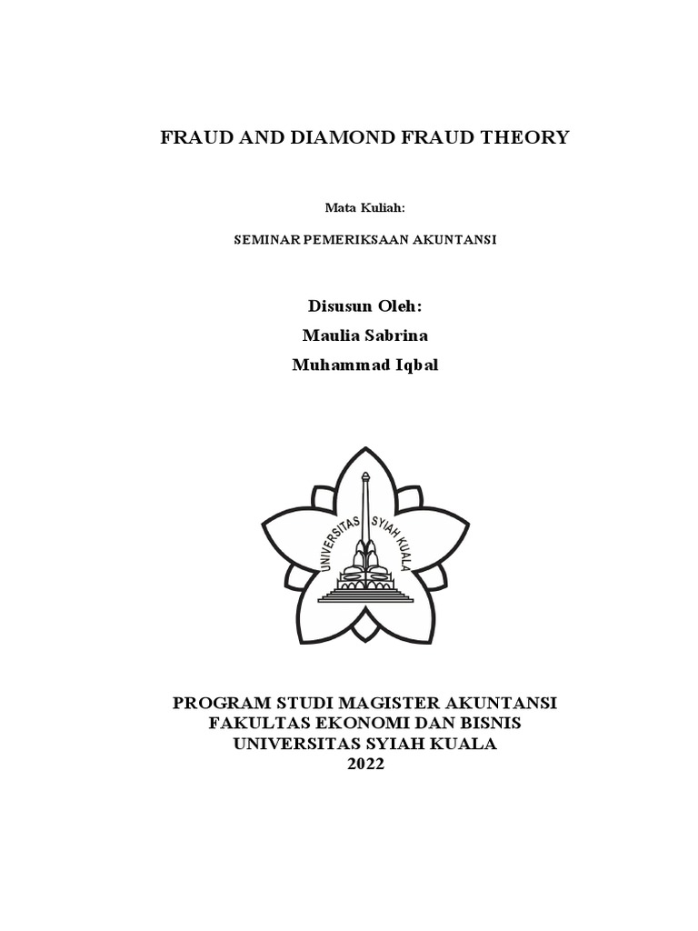 Teori Kecurangan dan Fraud Diamond | PDF | Hukum