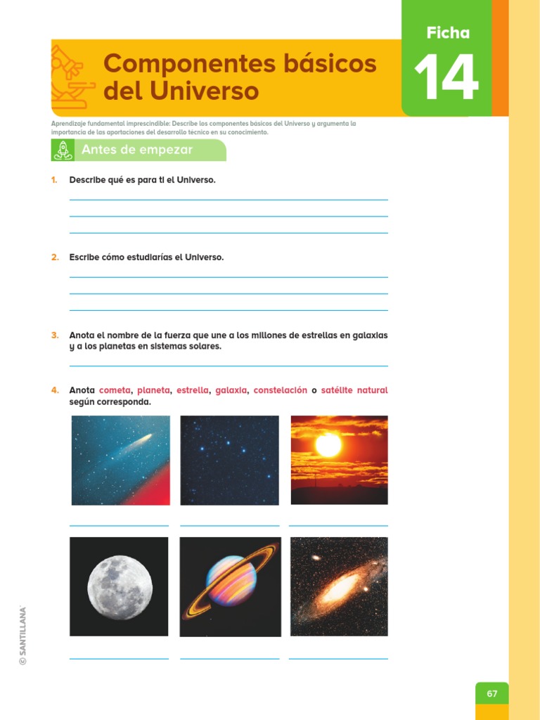 Cie1 Ficha14 | PDF | Universo | Estrellas