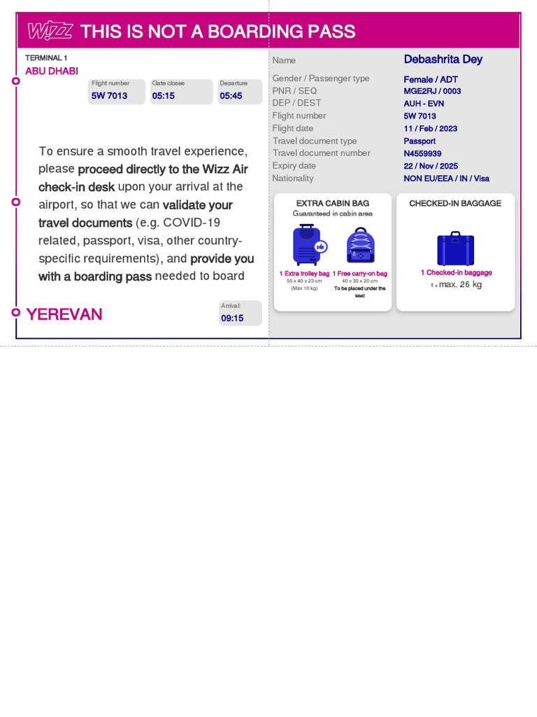 MGE2RJ Boarding Pass Jina | PDF