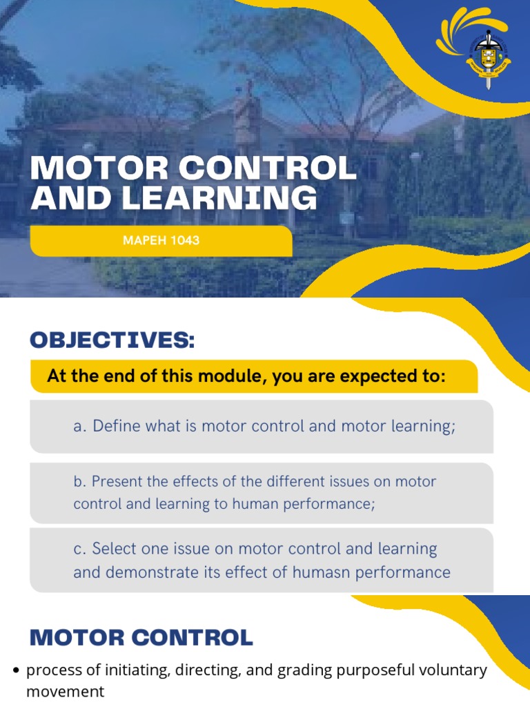 Motor | PDF | Motor Control | Cognitive Science