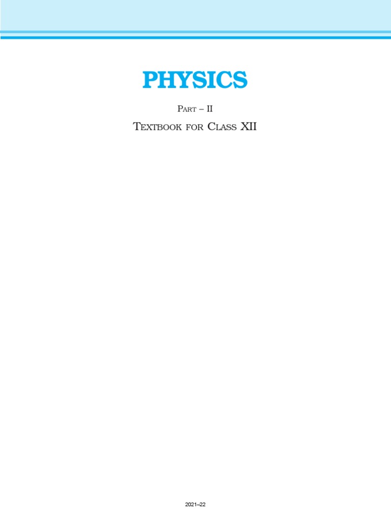 Ncert Physics 12 p2 | PDF | Light | Optics