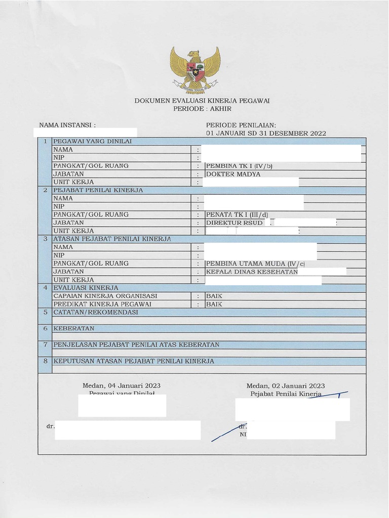 Contoh DP3 Terbaru | PDF