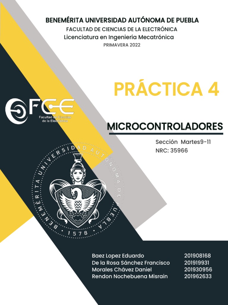 Práctica4 E1 M9 | PDF | Microcontrolador | Programación de computadoras