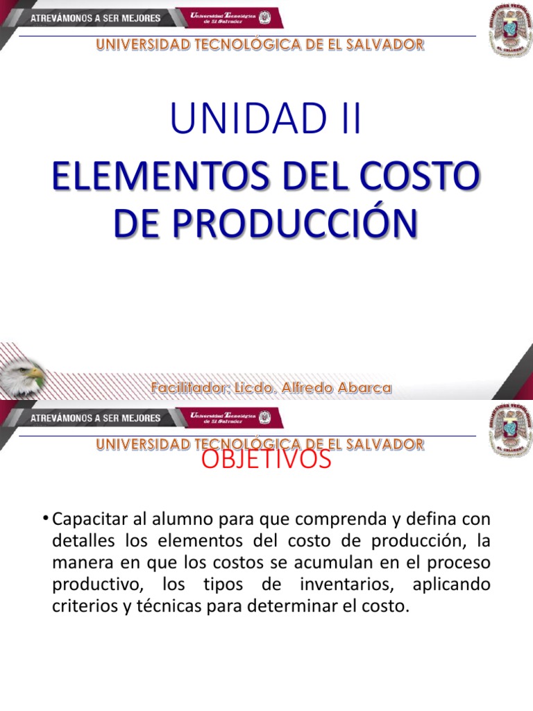 Los Elementos Del Costo de Producción | PDF | Costo | Salario