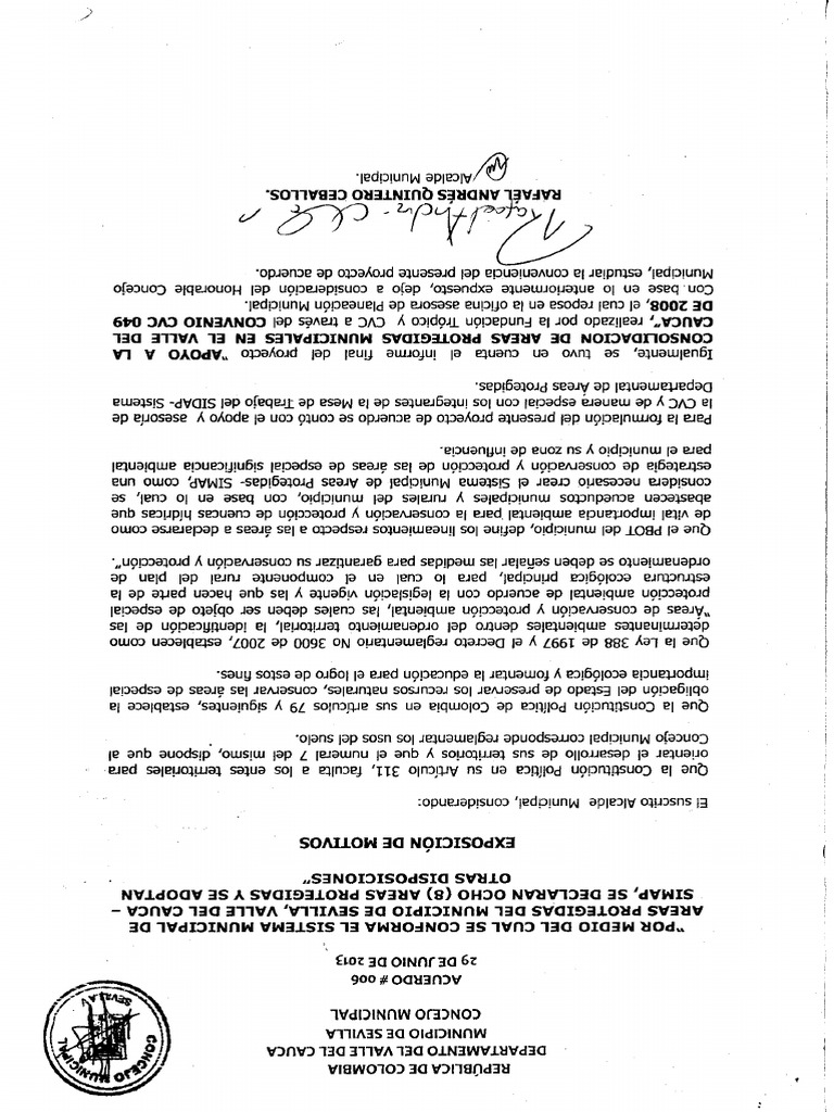 Acuerdo SIMAP Sevilla No 006 de 2013 | PDF