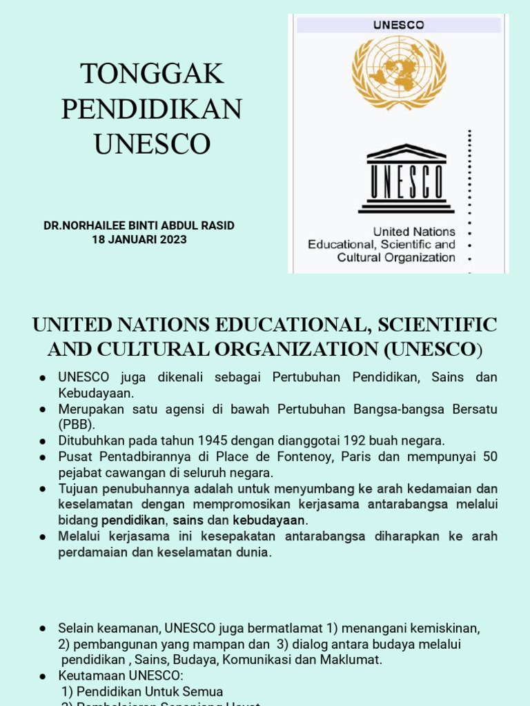 Tonggak Pendidikan Unesco | PDF
