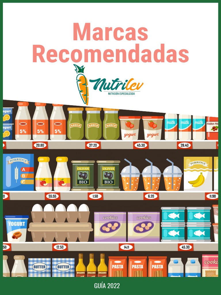 Guía de Marcas Recomendadas | PDF | Leche | Panes
