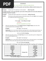 Narration Rules | PDF | Perfect (Grammar) | Grammatical Tense