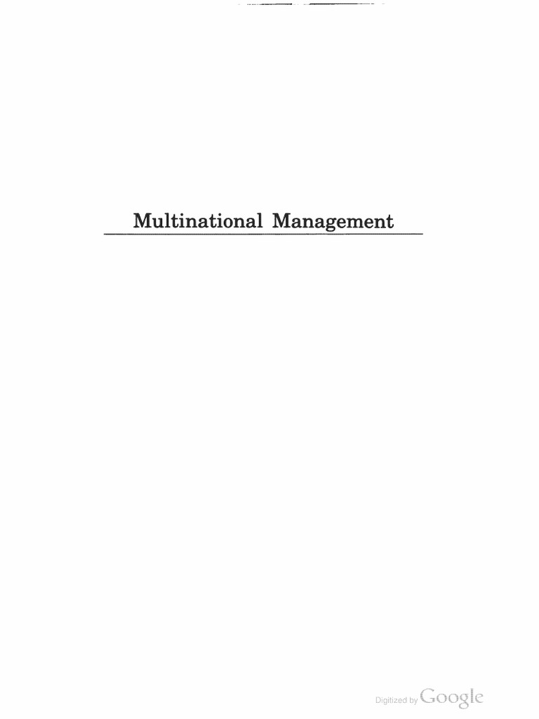 Multinational Management | PDF | Citibank | Banks