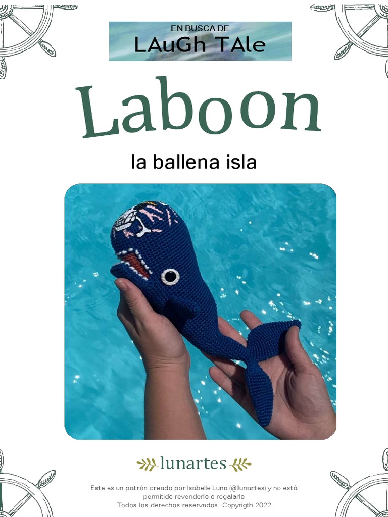 Laboon-Bordavk Amigurumi | PDF | Tejer | Color