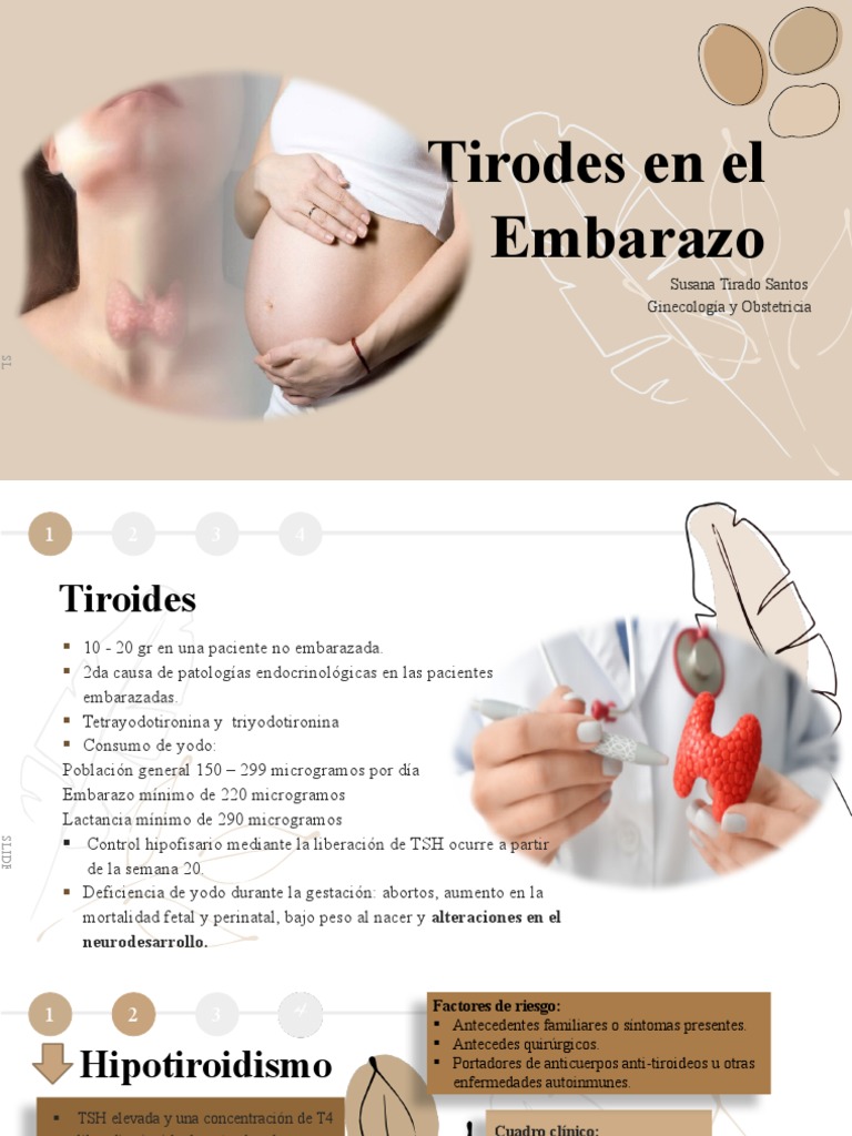Tiroides y Embarazo: Guía Completa | PDF | Hipertiroidismo | Tiroides