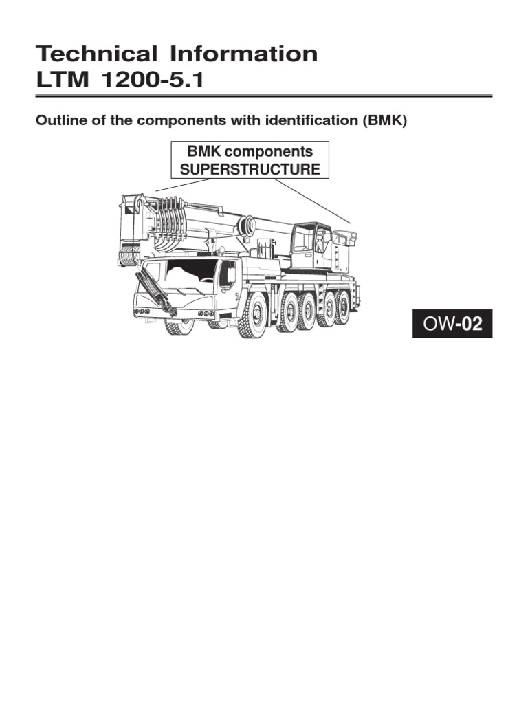 SHB LTM 1200-5 1 Ow-02 0000000 en | PDF | Engines | Crane (Machine)