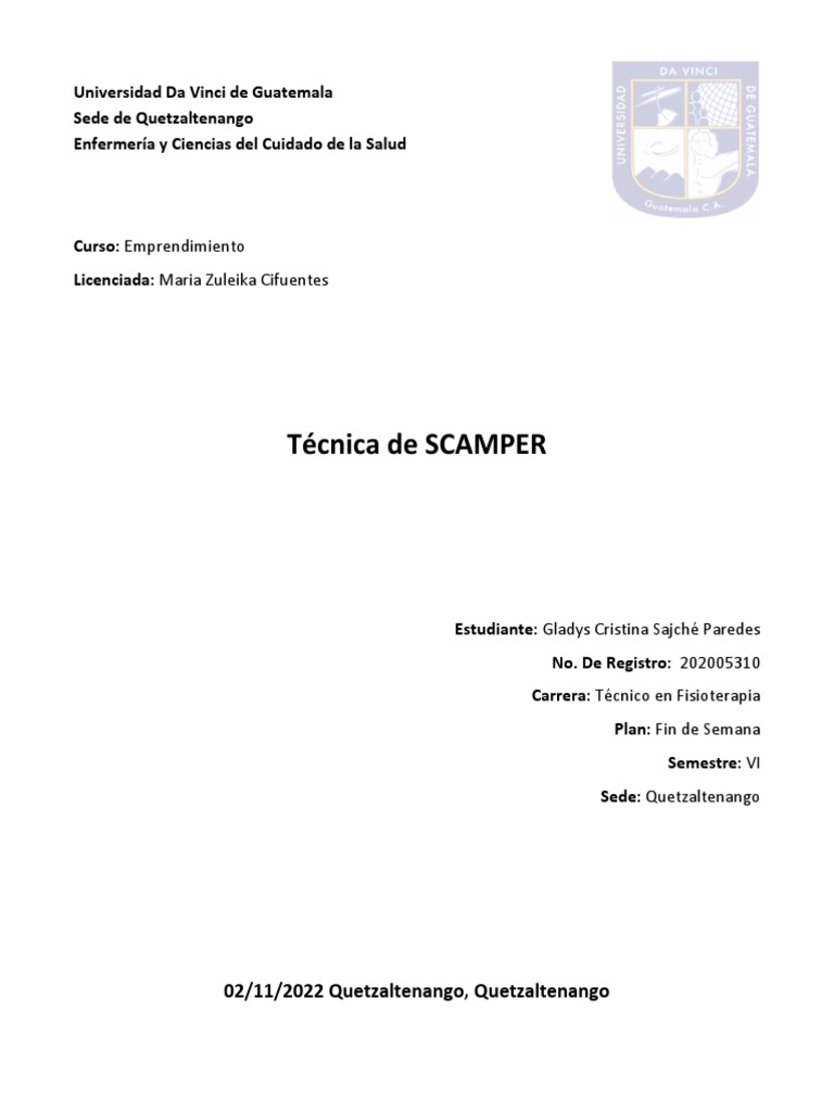 Técnica de Scamper | PDF | Mc Donald's | Hamburguesas