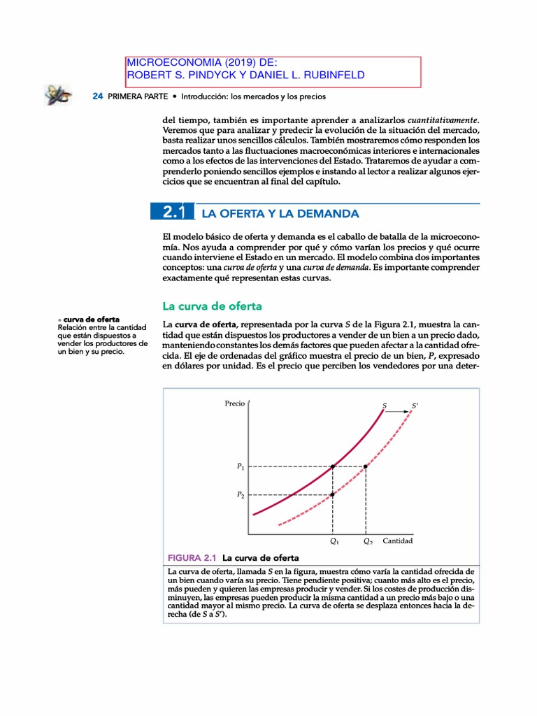 La Oferta, La Demanda, Equilibrio de Mercado y Elasticidad | PDF ...