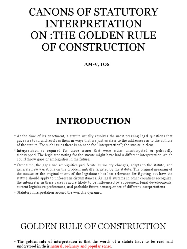 Am-V, Ios | PDF | Statutory Interpretation | Statutory Law Am-V, Ios | PDF | Statutory Interpretation | Statutory Law