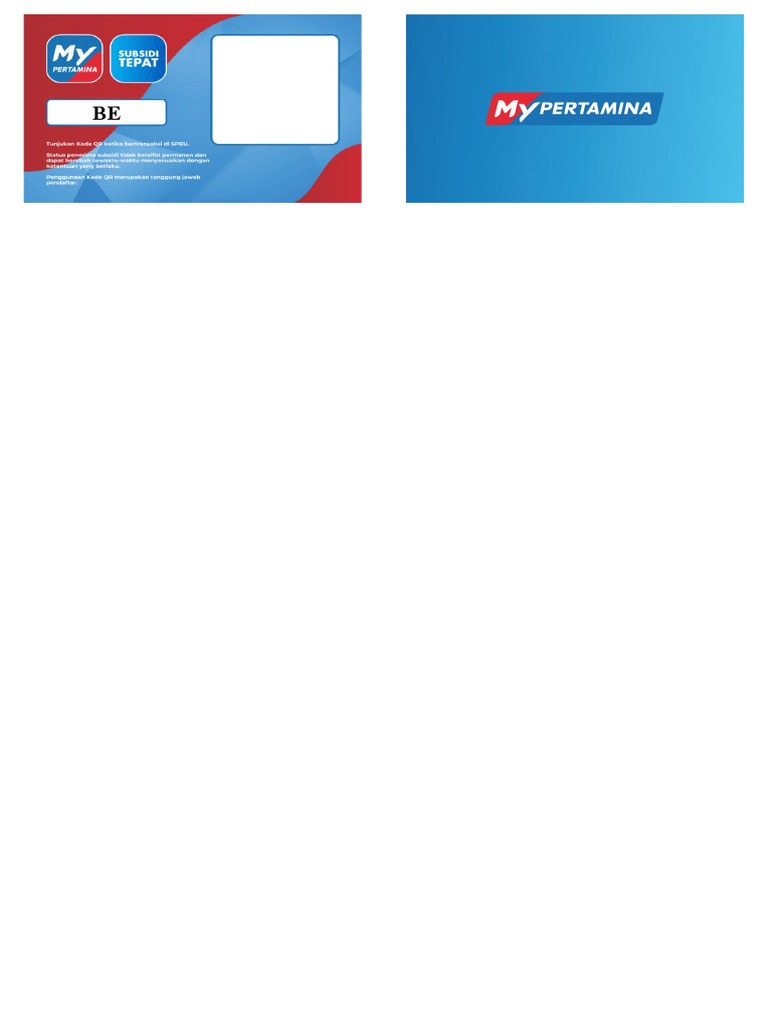 Kartu Pertamina | PDF