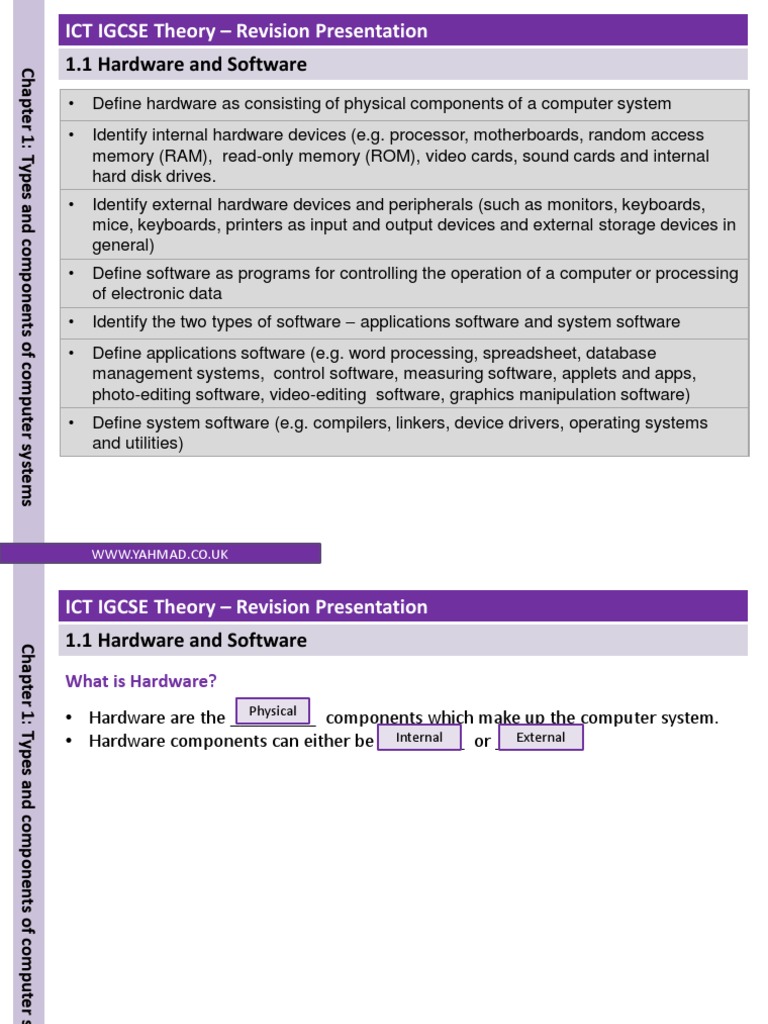 Hardware Worksheet | PDF | Computer Hardware | Computer Data Storage