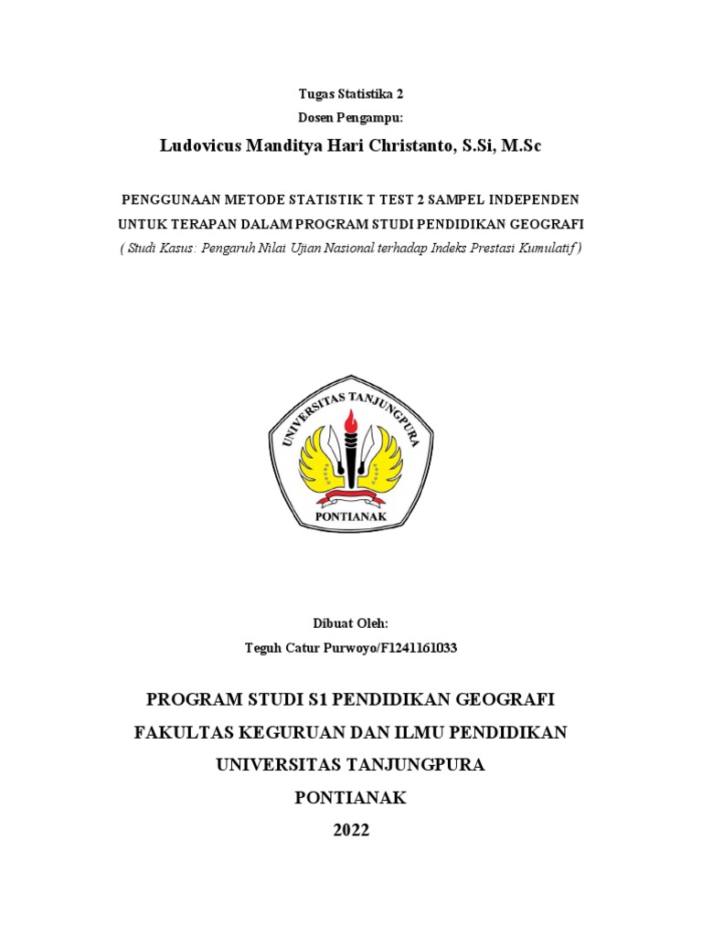 Pengaruh Nilai UN terhadap IPK Mahasiswa | PDF