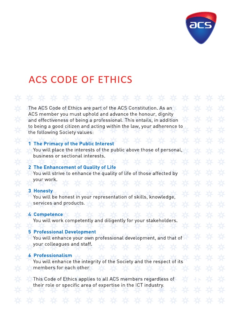 Code of Ethics | PDF
