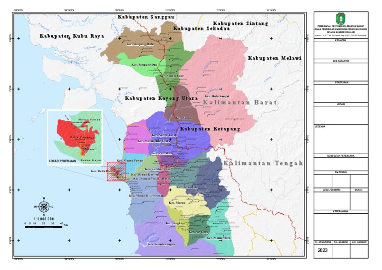 Peta Administrasi Ketapang 3 | PDF