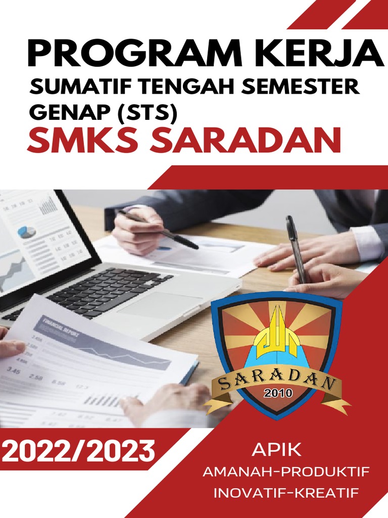 COVER PROGRAM KERJA STS Genap | PDF