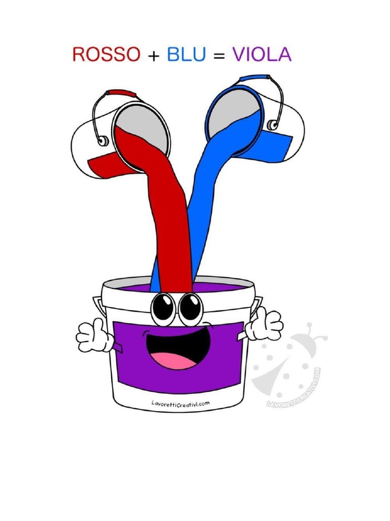 Color Mixing Picture | PDF