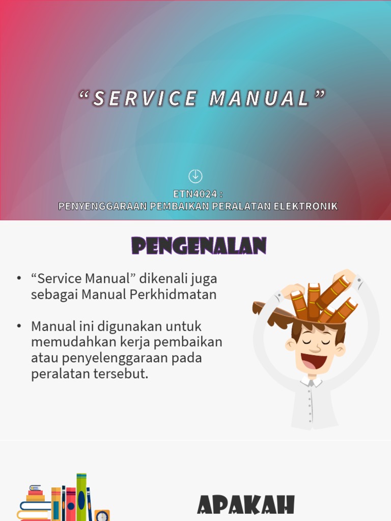 Manual Servis Peralatan Elektronik | PDF