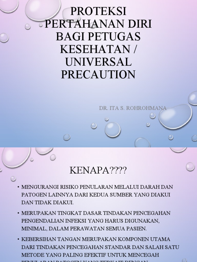 Universal Precaution | PDF