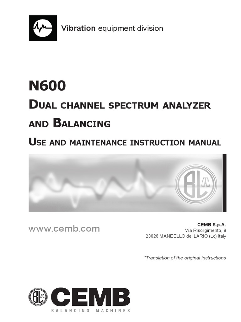 N600 MANUAL - EN Ver2.2 | PDF | Spectral Density | Frequency