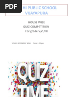 Rules For School Quiz Competition | PDF | Leisure