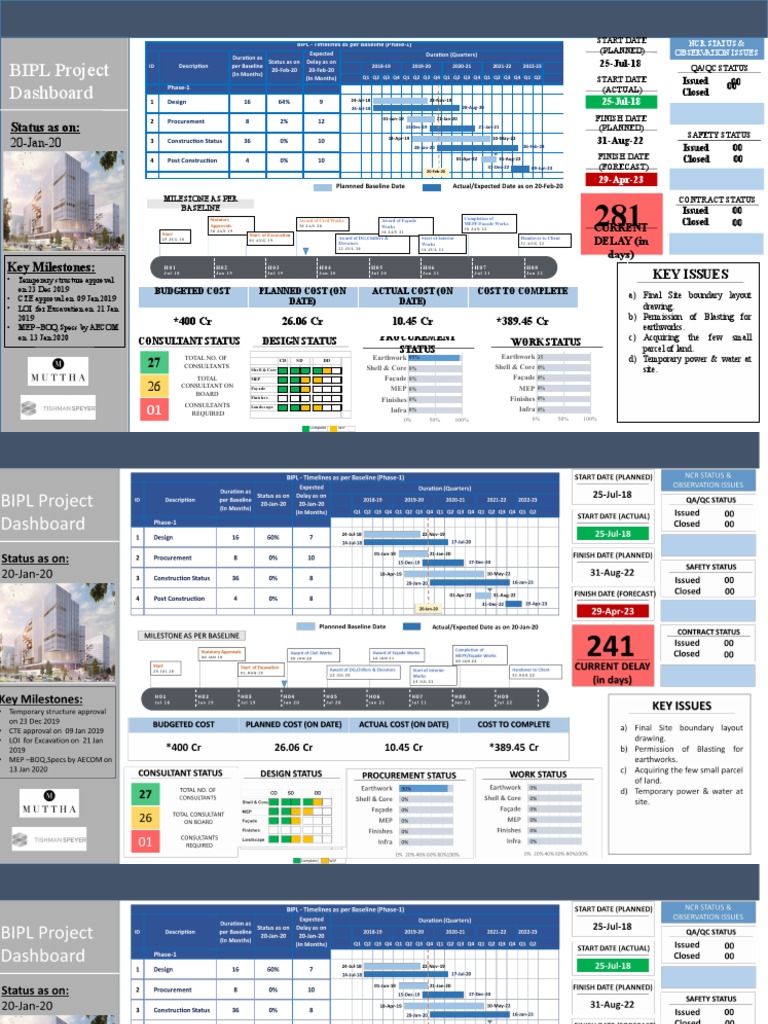 BIPL - Dasboard For Phase-1 - 200118 | PDF