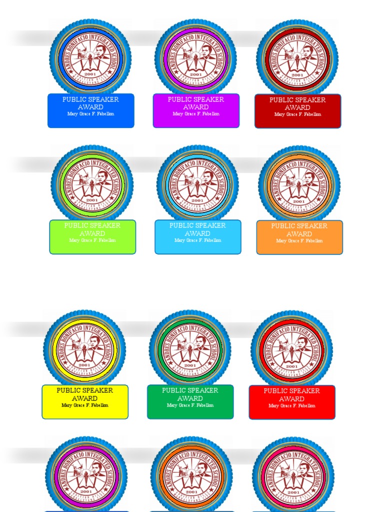 Recognition Ribbon For Kindergarten by FABELLON19 | PDF