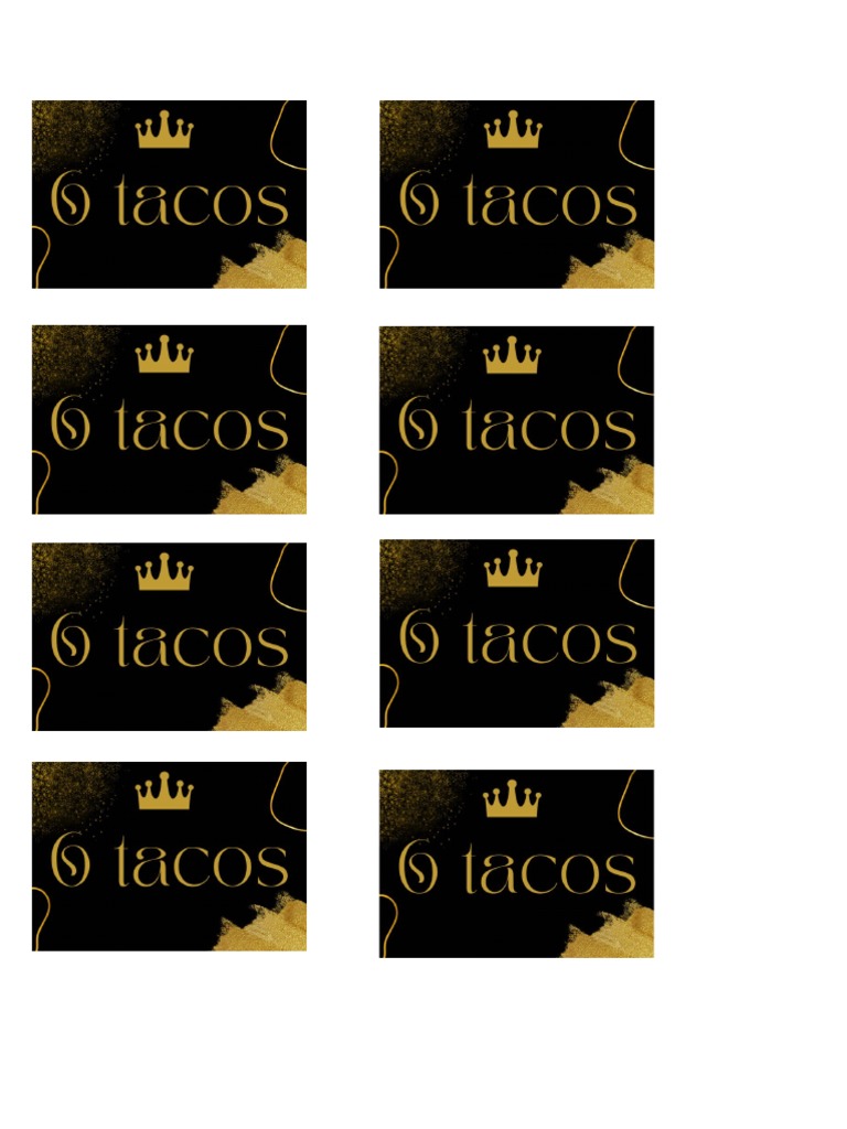 Tickets Tacos | PDF