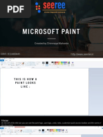 MS Paint Tools and Functions Overview | PDF