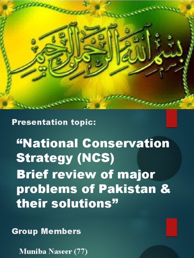 National Conservation Strategy | PDF | Conservation Biology | Agriculture